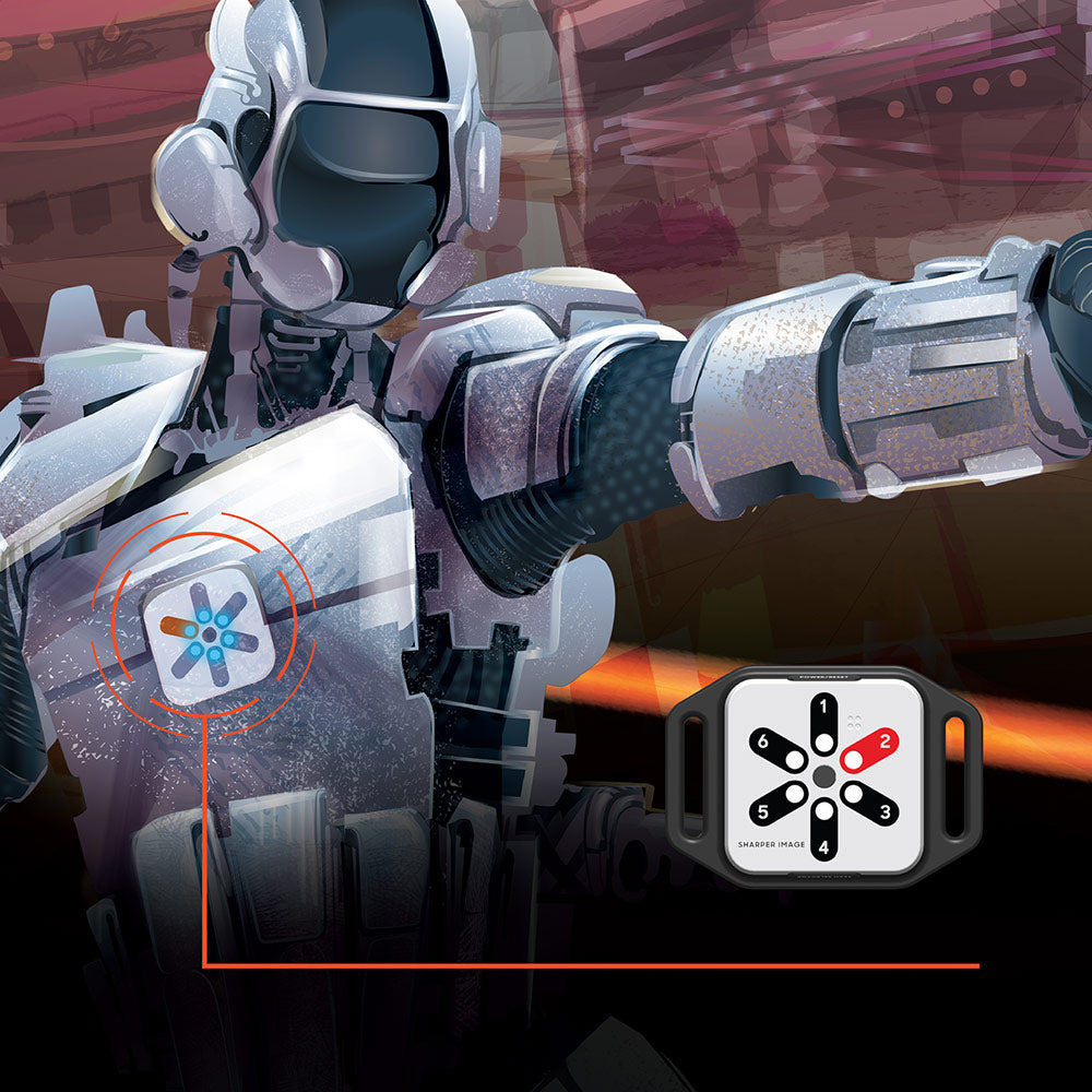 Sharper Image Laser Tag Blast Pack 2 Player Laser Rifles Includes 2 Mi ...